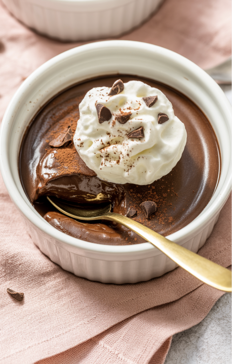 3-Ingredient Chocolate Protein Pudding - Yum Yum Plates